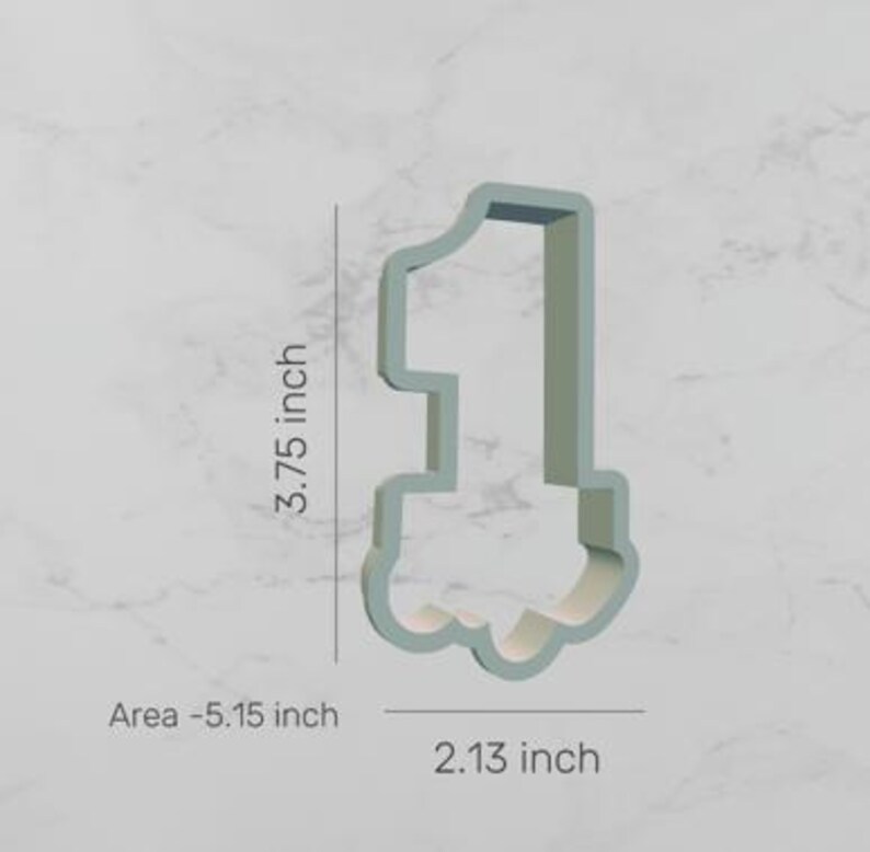 3D STL Birthday Cursive Number Cookie Cutter Set - Digital STL File for ...