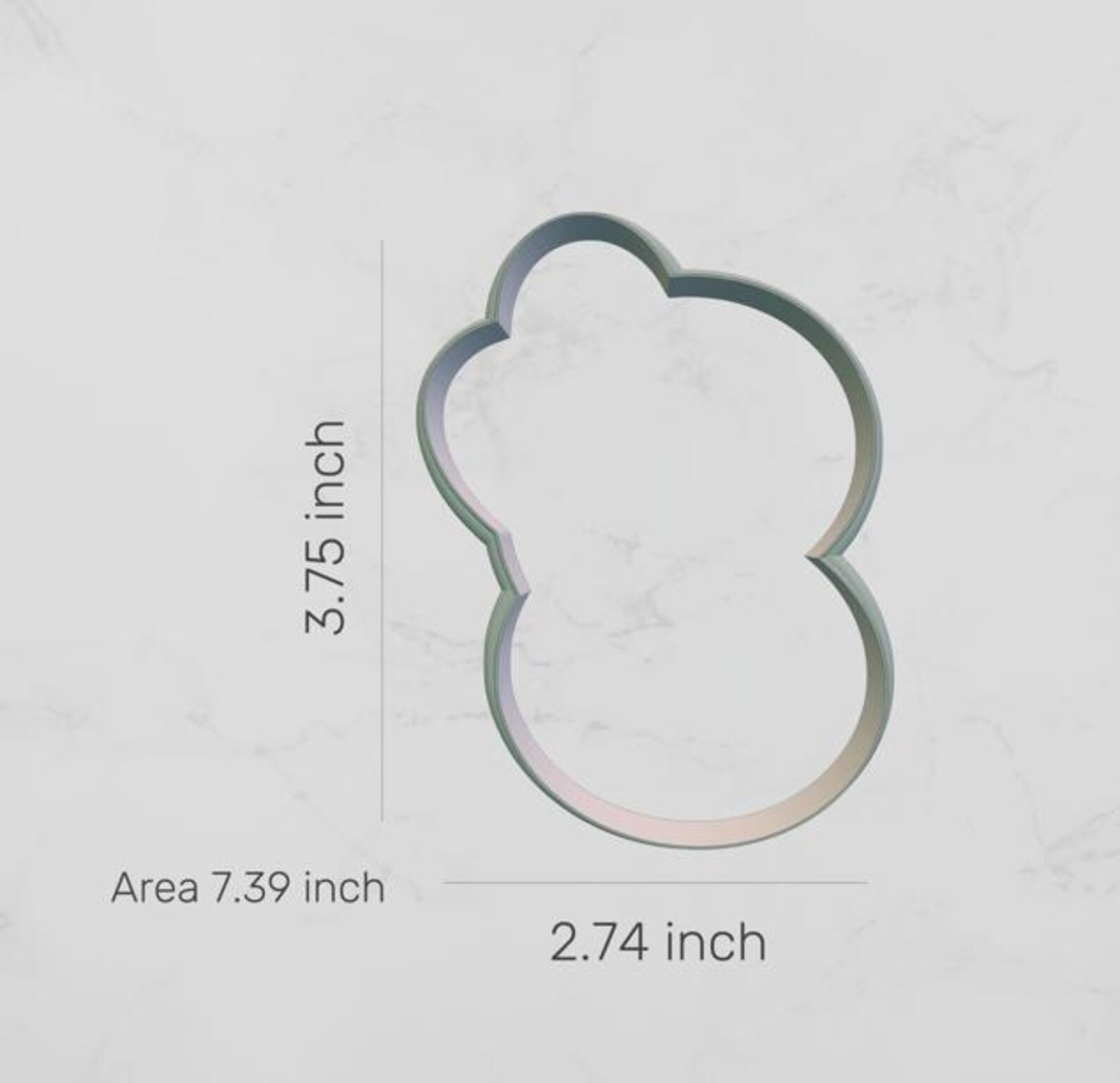 Balloon Number 8 (eight) Cookie Cutter (3 Sizes) - Digital Download STL ...