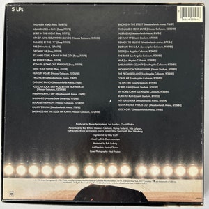 Bruce Springsteen & the E Street Band Vintage Vinyl Box Set, Live/1975 ...