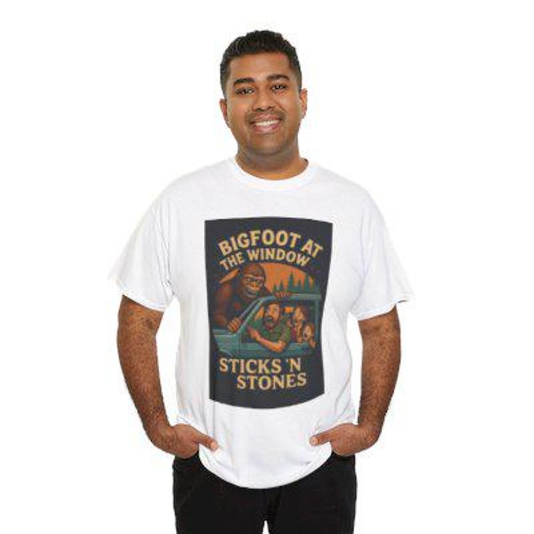 Bigfoot at the Window Tee – Hilarious SUV Encounter – STICKS N STONES ...