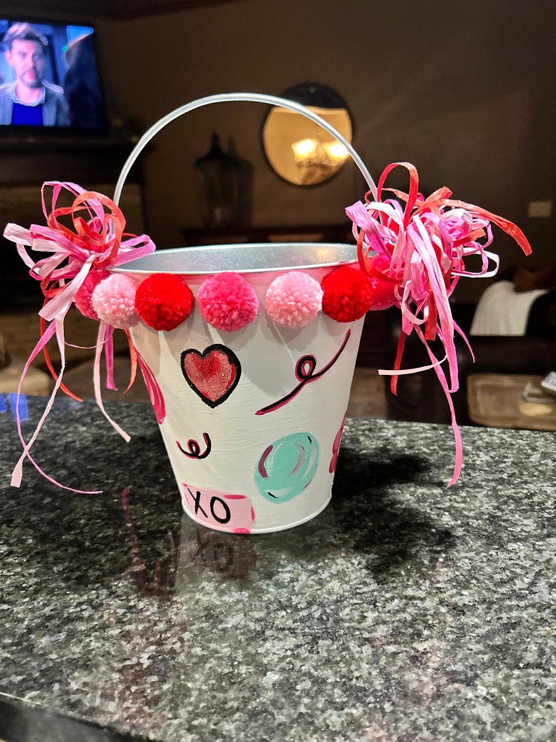 Valentine Gift Buckets - Etsy