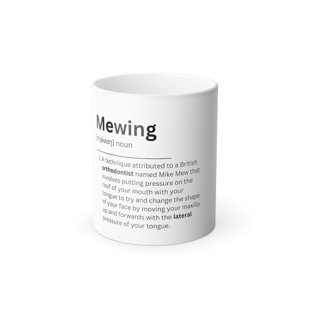 Mewing Morphing Mug, 11oz - Etsy