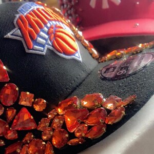 Customized Jeweled Red Yankee Cap - Etsy