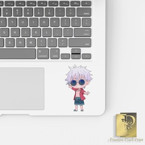 Adorable Anime Sticker SVG, Jujustu Kaisen Decal, Satoru Gojo Chibi ...