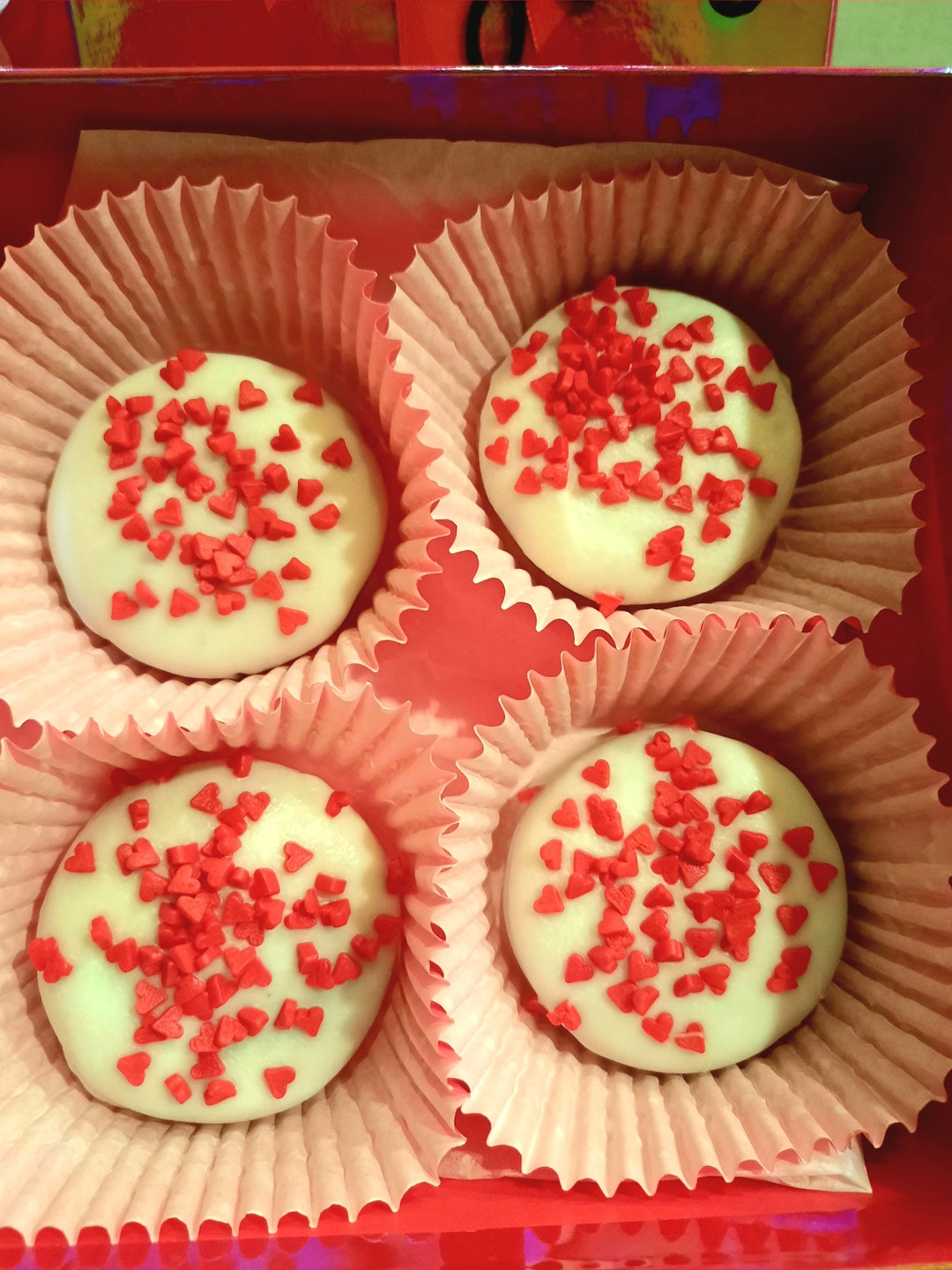 Chocolate Covered Oreo With Hearts - Etsy