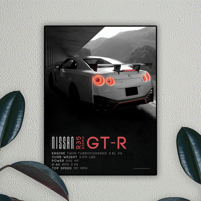 R35 GTR Poster - R35 Print - Jdm Nissan Poster - R35 Print - GTR Poster ...
