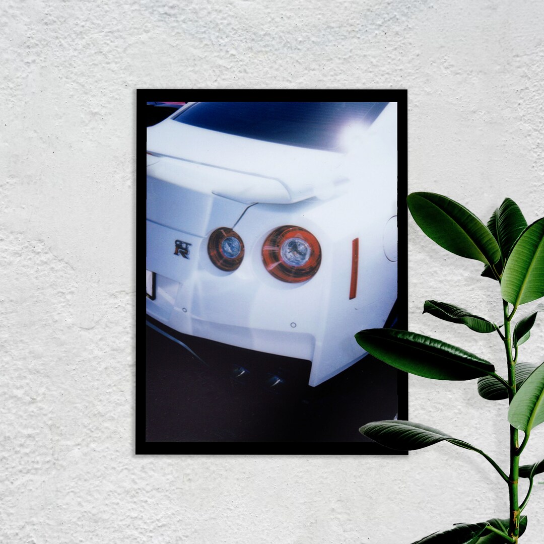 R35 GTR Poster - Polaroid Style - Vintage Poster - R35 Poster - GTR ...