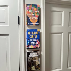 Floating Book Display: Invisible Wall Mount (3,6,9 Pack) - Etsy