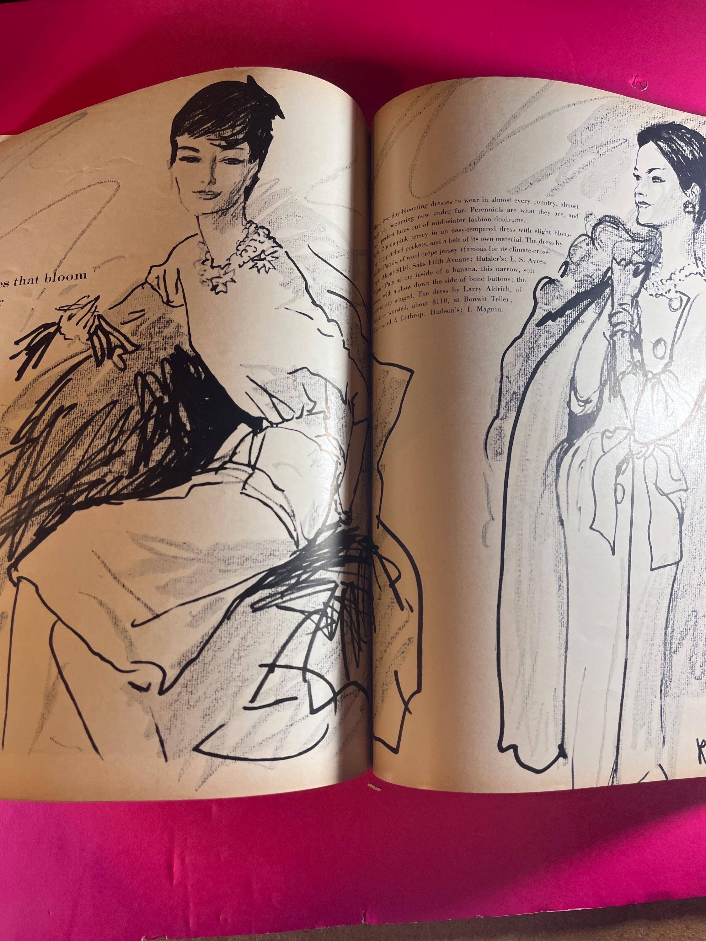 Vogue Magazine December 1960 Vintage Fashion, Holiday Style, Iconic ...