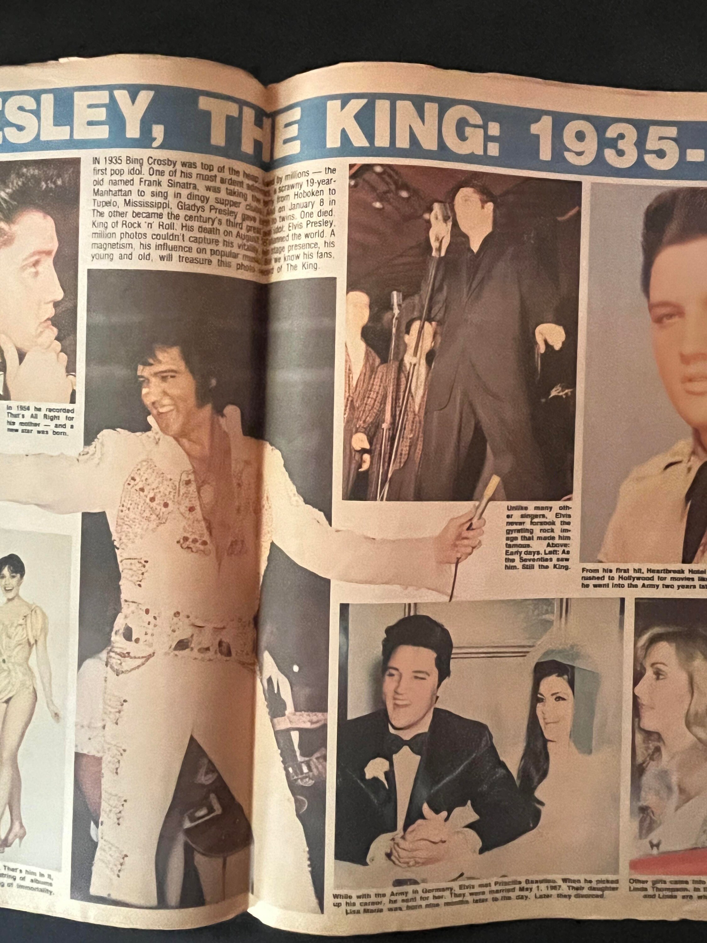 Memories of the King: the Star Magazine's Tribute to Elvis, September 1977 - Etsy