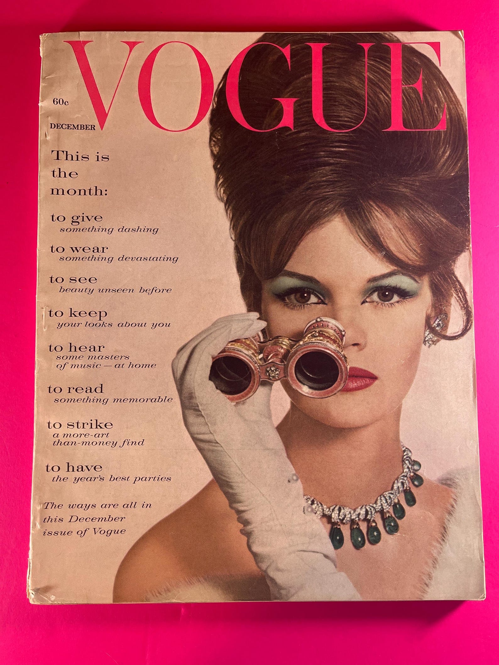 Vogue Magazine December 1960 Vintage Fashion, Holiday Style, Iconic ...