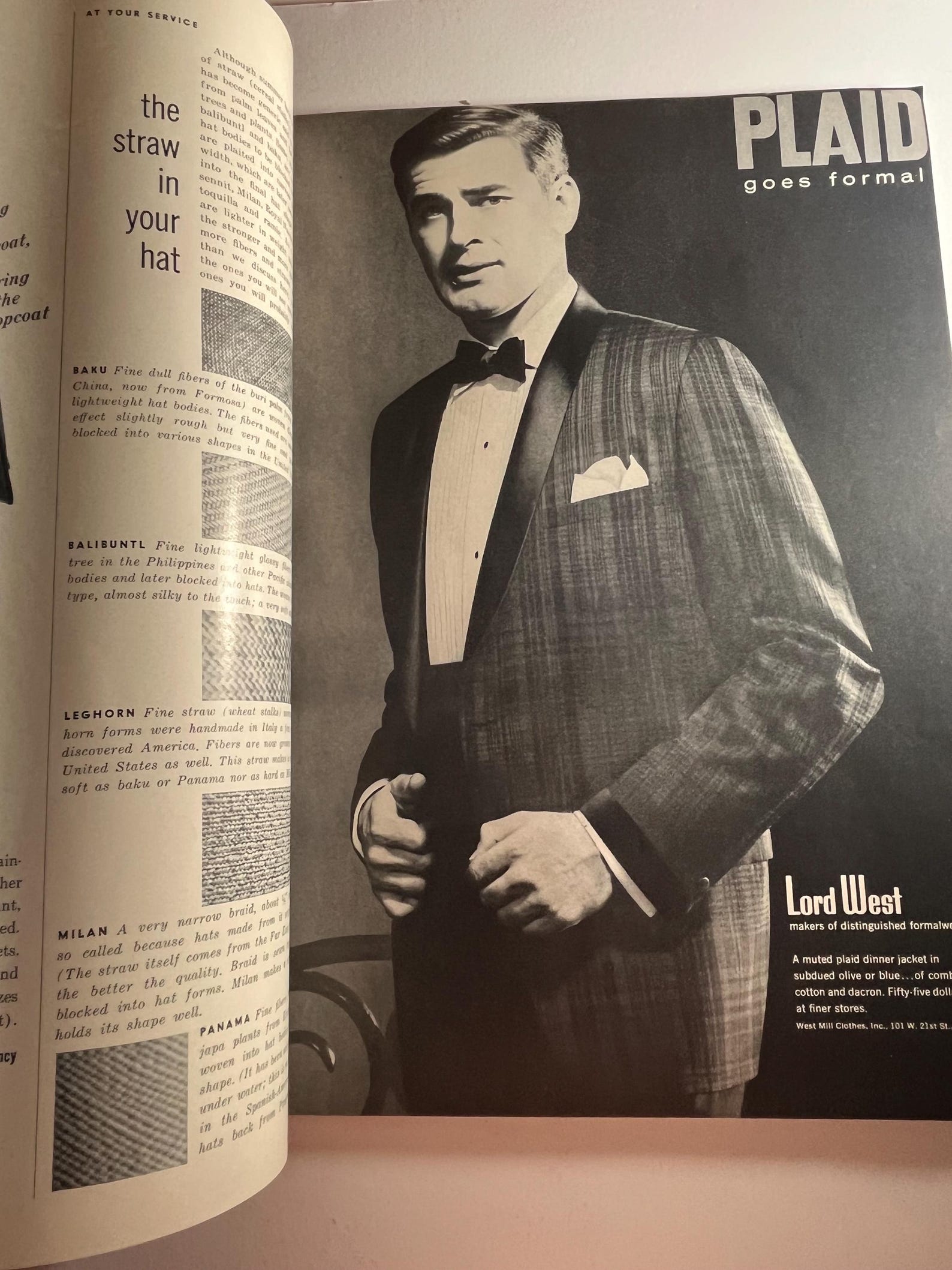 Vintage GQ Magazine May 1961 Straw Hats, Linen, & London Fashion - Etsy