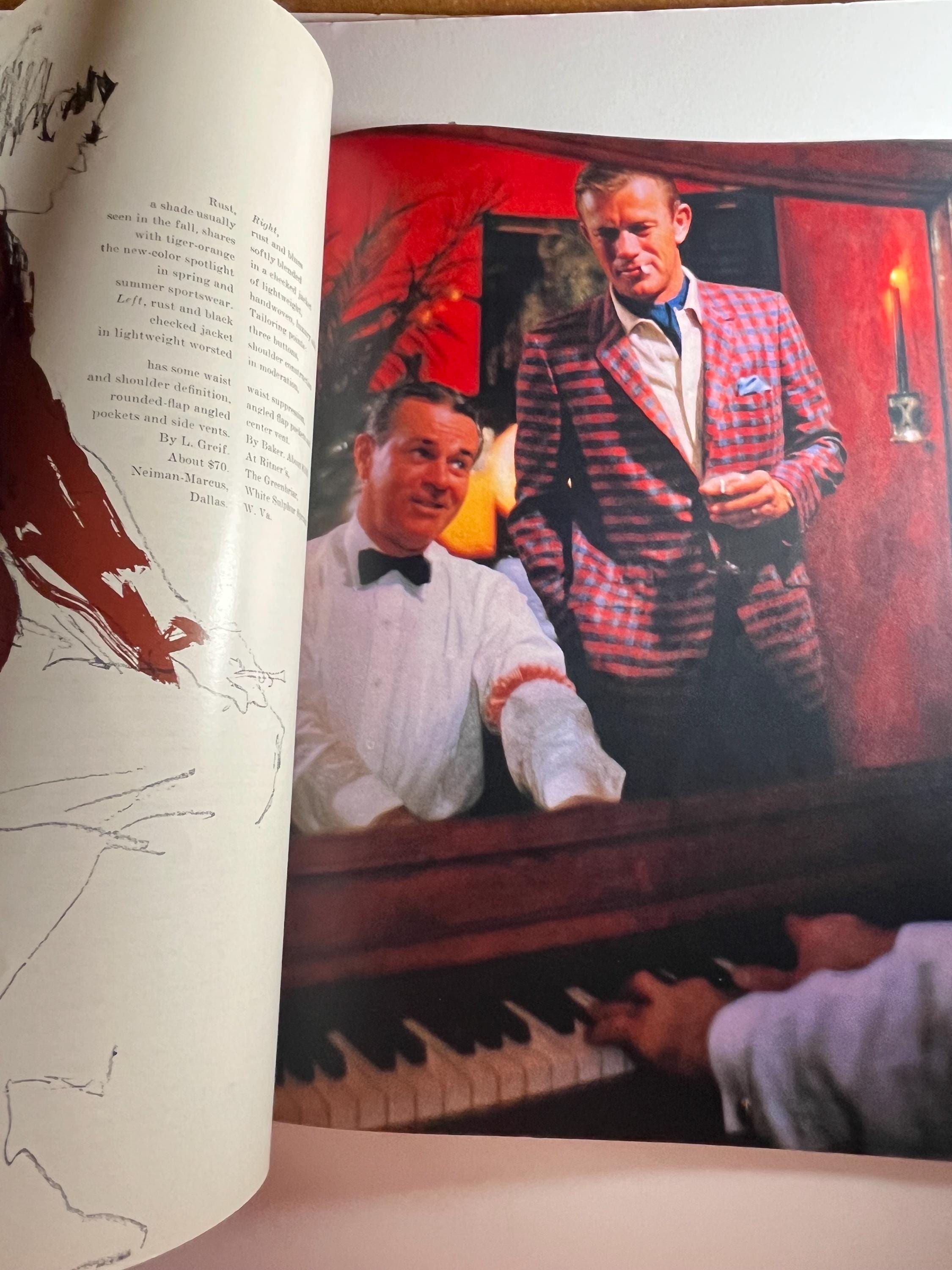 Vintage GQ Magazine May 1961 Straw Hats, Linen, & London Fashion - Etsy