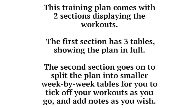 Hyrox 12 Week Training Plan: Fitness and Endurance Training Plan. - Etsy
