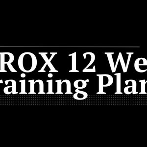 Hyrox 12 Week Training Plan: Fitness and Endurance Training Plan. - Etsy