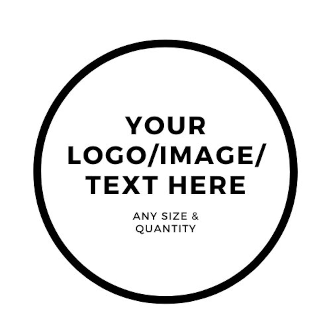 Personalized Logo Sticker Sheets for Small Business Packaging, Branding ...