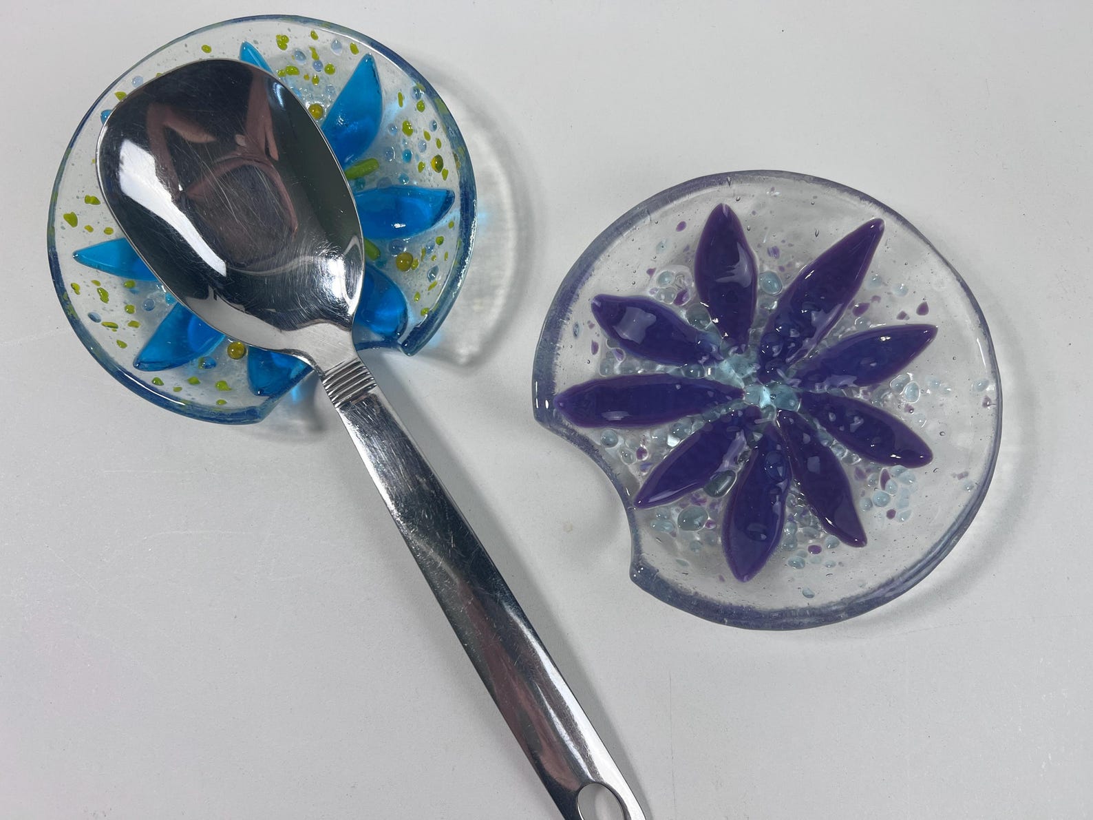 Spoon Rest Glass 2 Styles - Precut 90 Coe Glass for Fusing - Etsy
