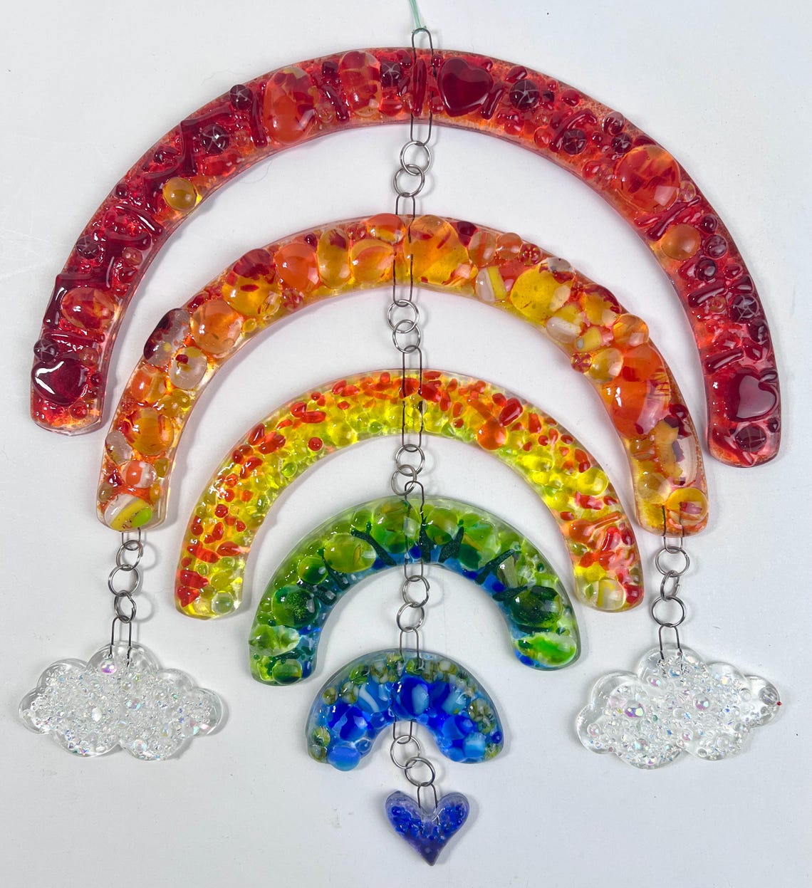 Rainbow Wind Chimes - Etsy