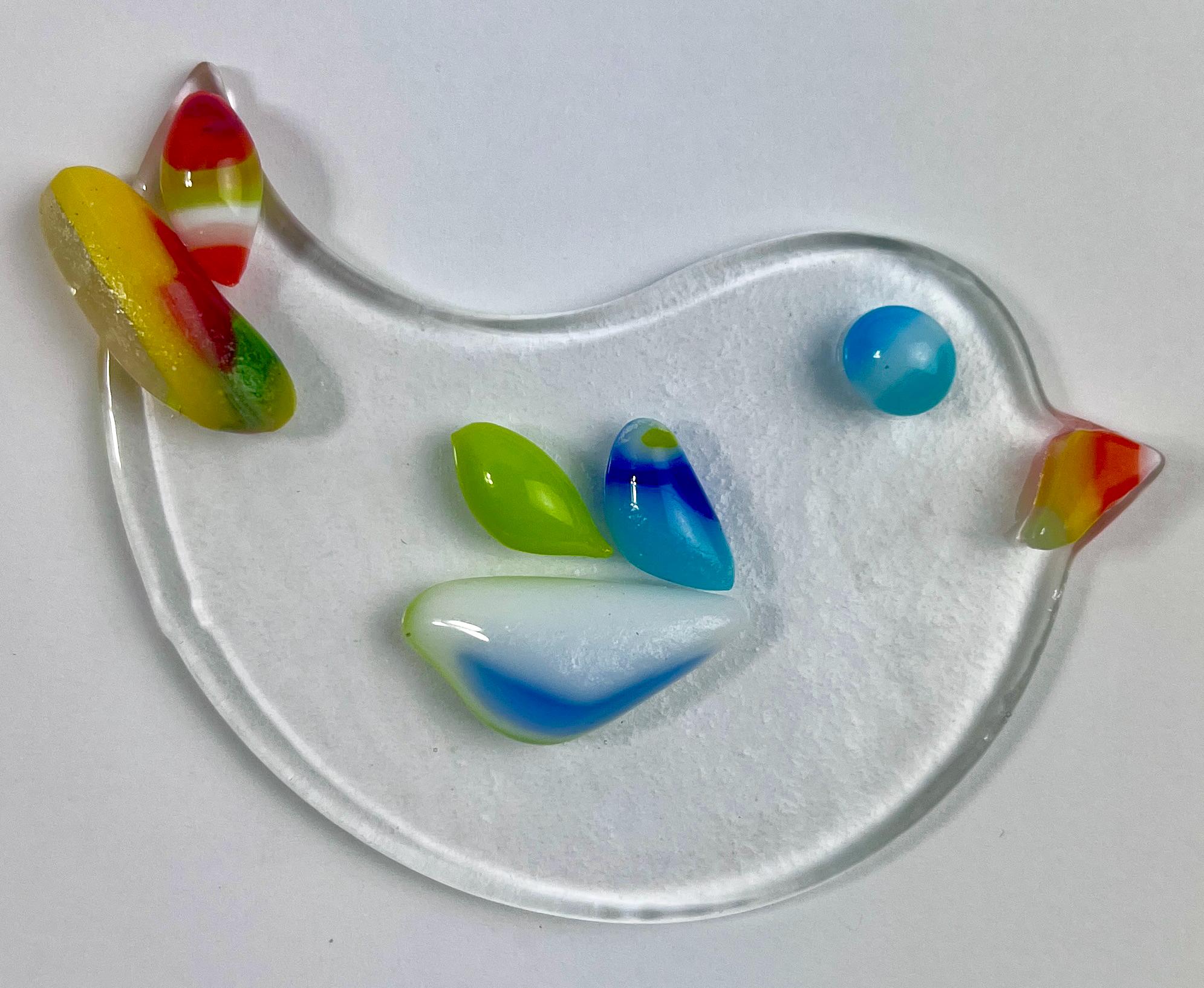 HAPPY BIRD! - Fusible 90coe Glass for Fusing - Etsy
