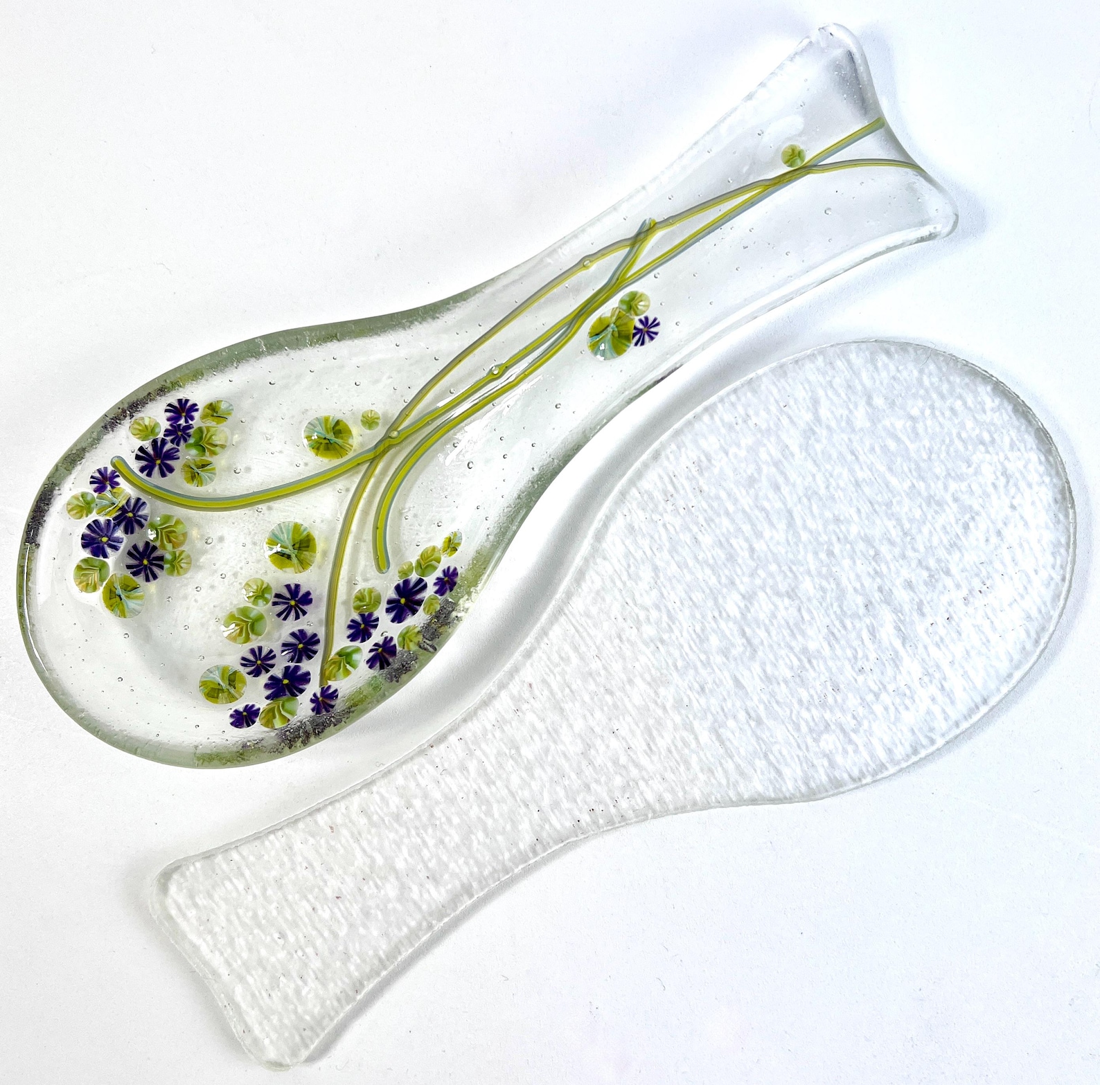 Spoon Rest Glass 2 Styles - Precut 90 Coe Glass for Fusing - Etsy