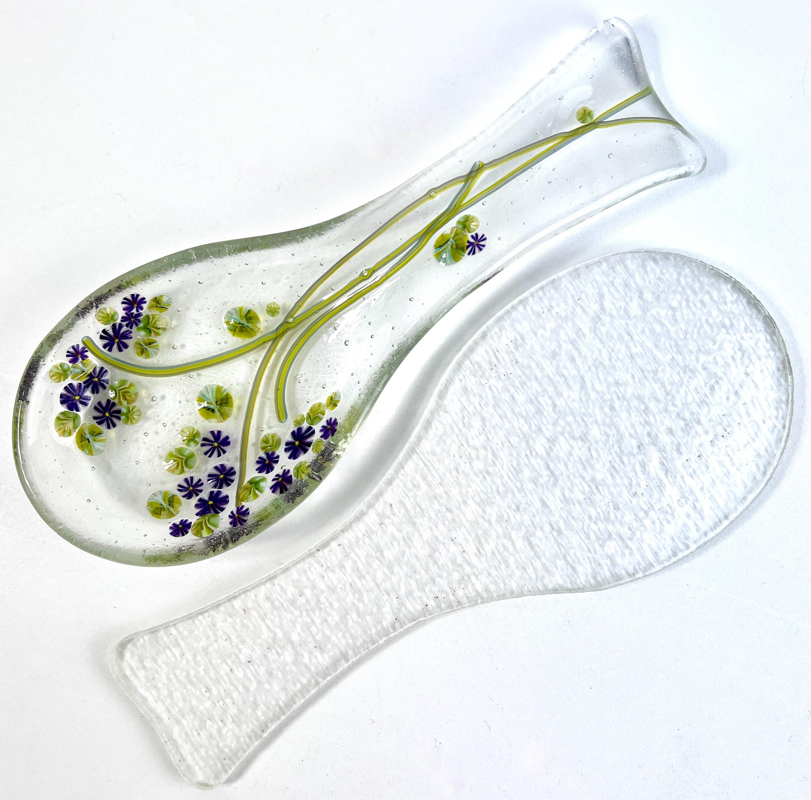Spoon Rest Glass 2 Styles - Precut 90 Coe Glass for Fusing - Etsy