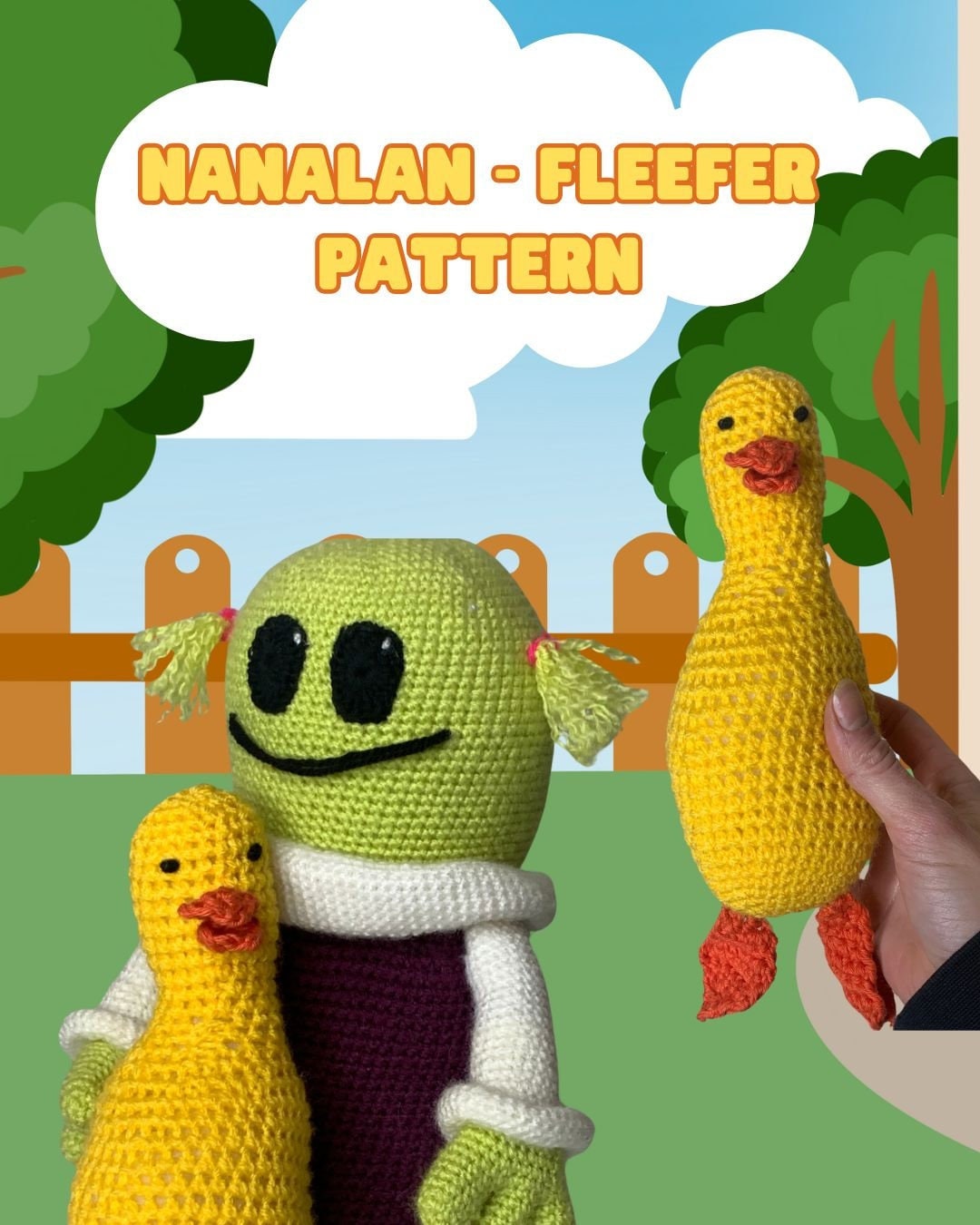 Nanalan Fleefer Crochet Pattern - Etsy