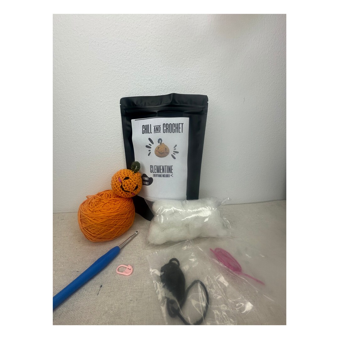 Amigurumi Crochet Clementine Kit Beginner-friendly DIY Crochet Kit - Etsy