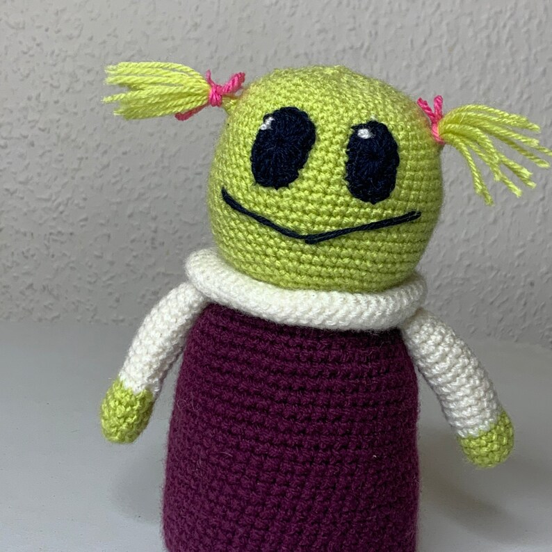 Nanalan Mona Crochet Doll Stuffed Toy - Etsy