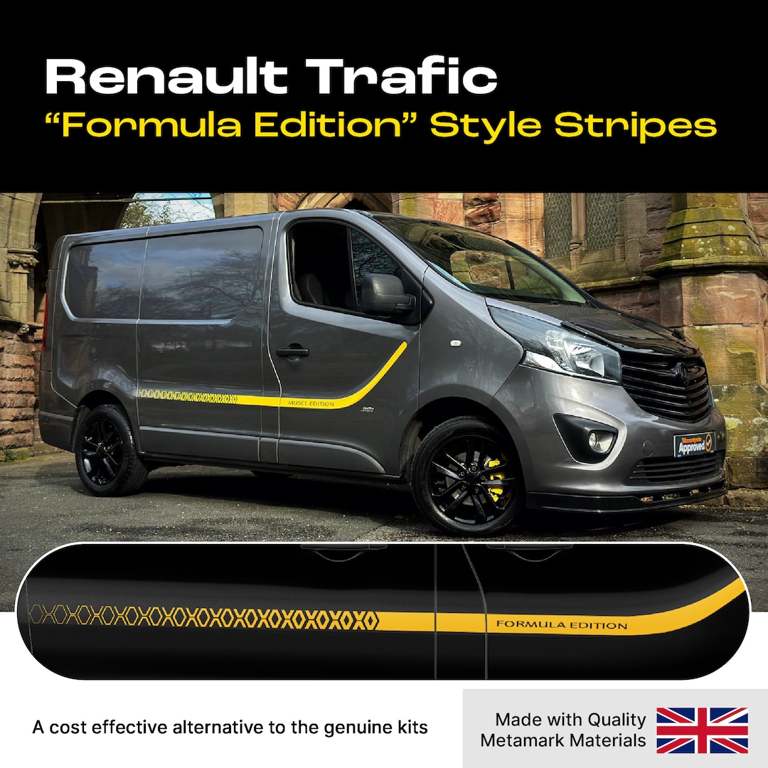 Kit Stickers Renault Trafic « Formula Edition » - Etsy France