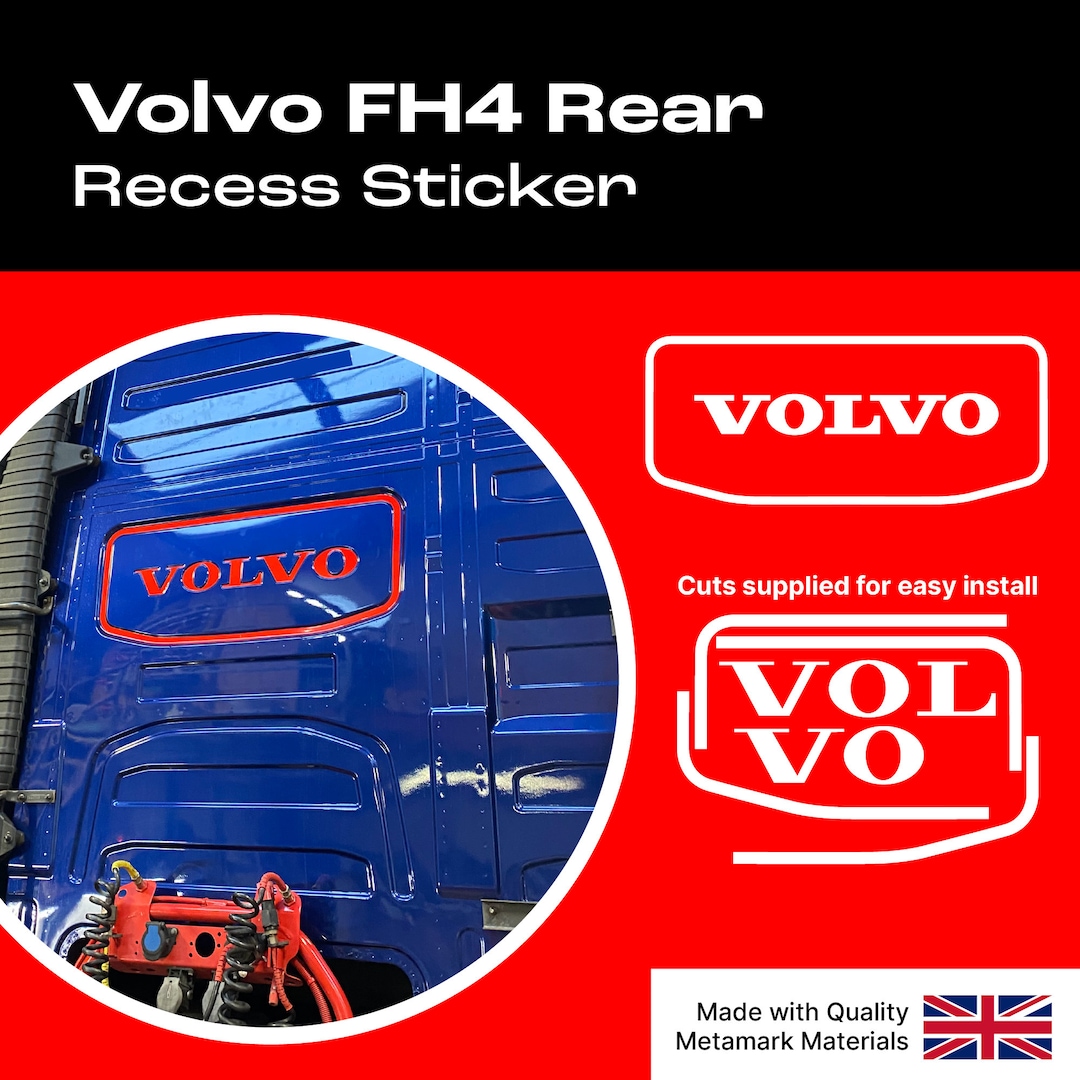 Volvo FH4 Rear Cab Recess Sticker - Etsy UK