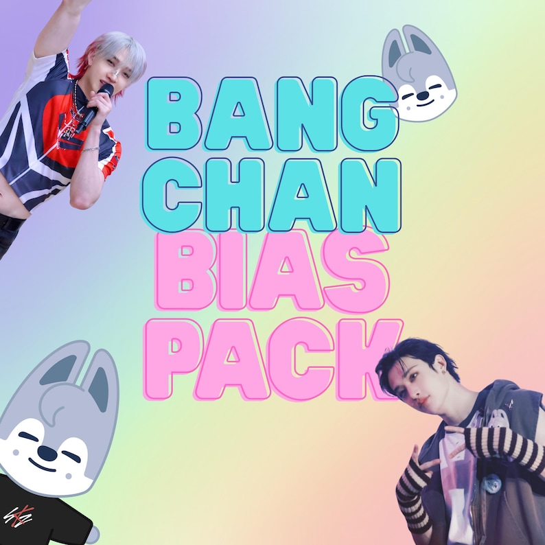 Bang Chan Bias Pack | Stray Kids Photocards, Stickers & Print | Blind ...