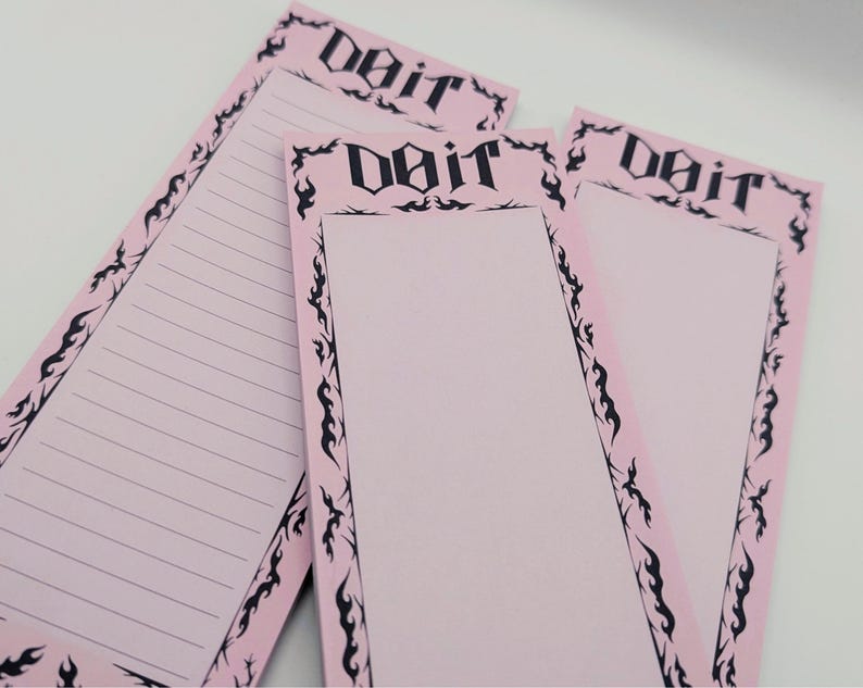 Stray Kids DO IT Inspired Notepads | Memo Pad, Notes, and List Styles ...