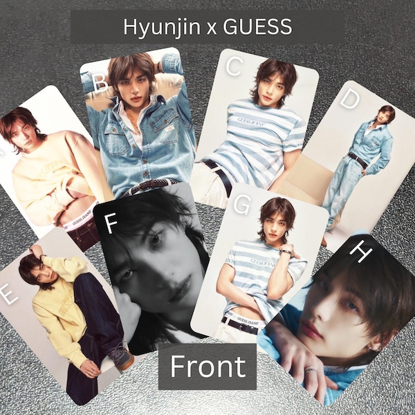 Hyunjin Photocard - Etsy
