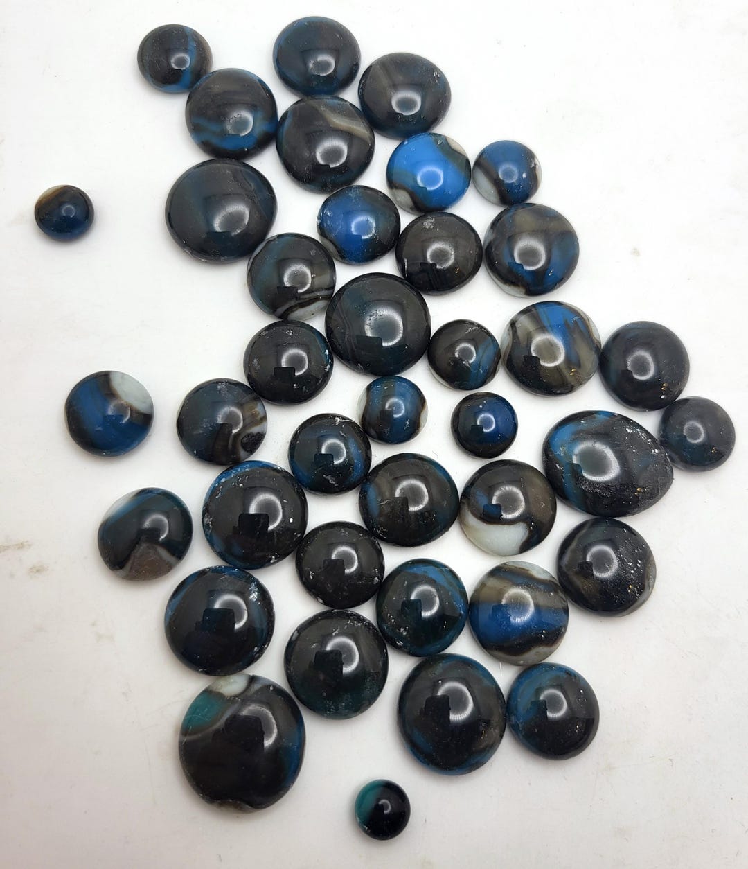COE96 Glass Dots for Fusing or Decoration, River Rocks 4 - Etsy