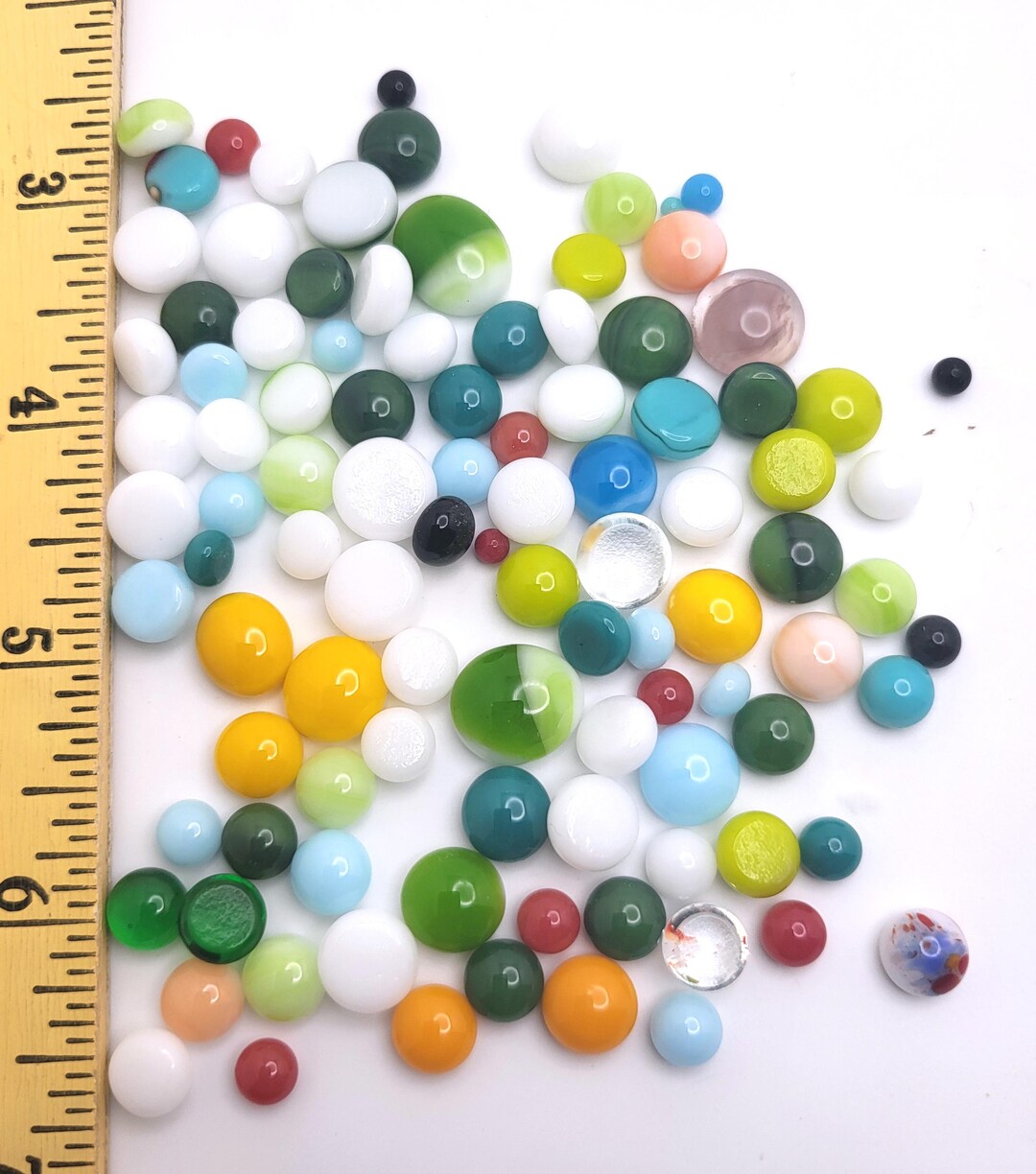COE96 Glass Dots for Fusing or Decoration, Mixed Dot Bag 59 - Etsy