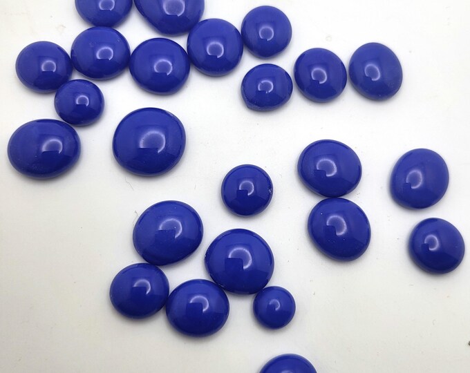 COE96 Glass Dots for Fusing or Decoration, Deep Blue 1 - Etsy