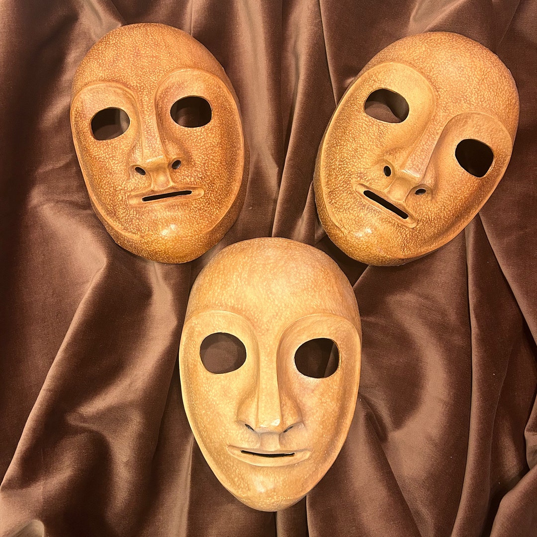 Game With 3 Neutral Masks Jacques Lecoq Pedagogy - Etsy