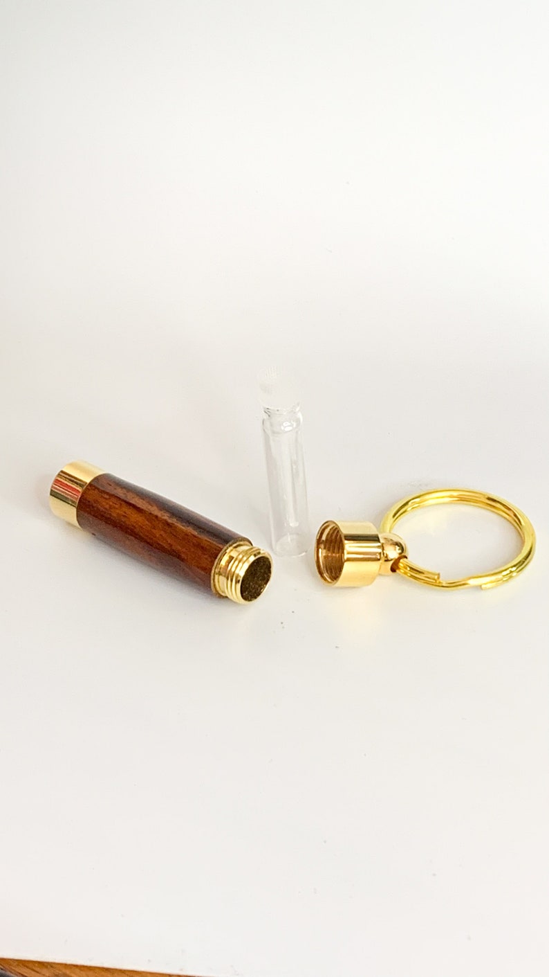 Desert Ironwood LDS Oil Vial Keychain, Wooden Keychain, Religious ...