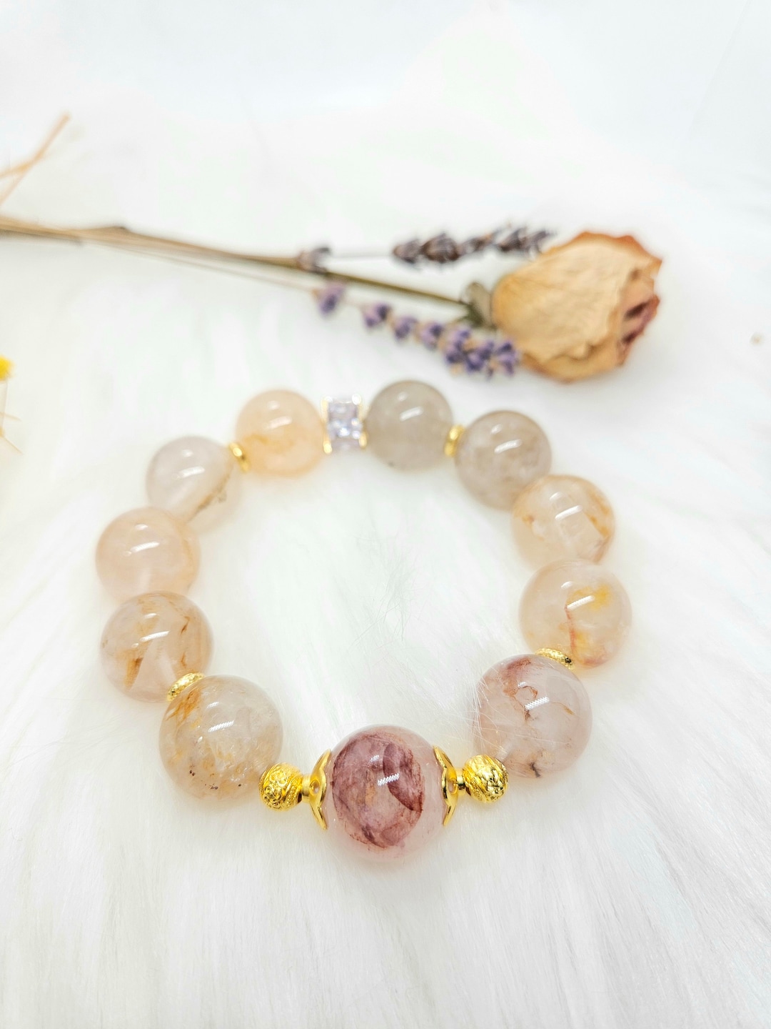 Golden Healer (chunky Size). Amazing Colors and Designed. Natural Beads ...