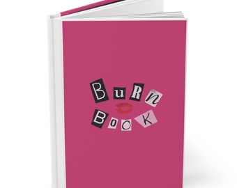 Burn Book Mean Girls Hardcover Journal Matte - Etsy