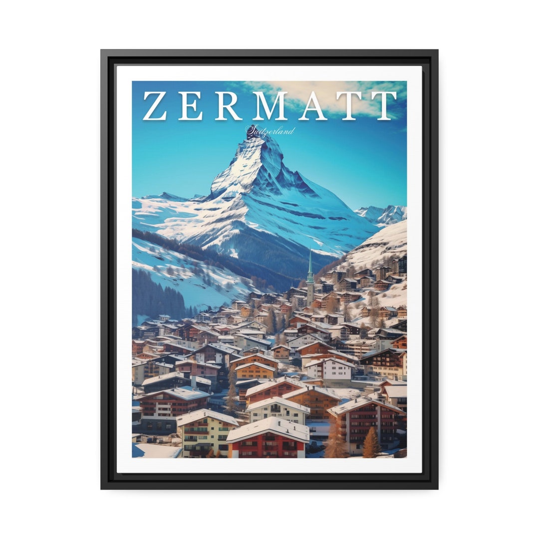 Zermatt Matterhorn Switzerland Print Wall Art Zermatt Wall Hanging Home ...