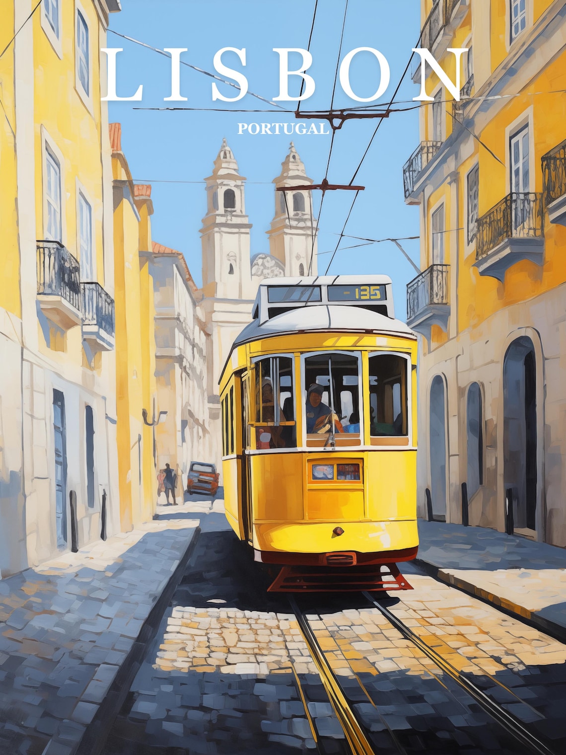 Travel Poster Portugal Wall Art Home Decor Portugal Gift for Travel ...