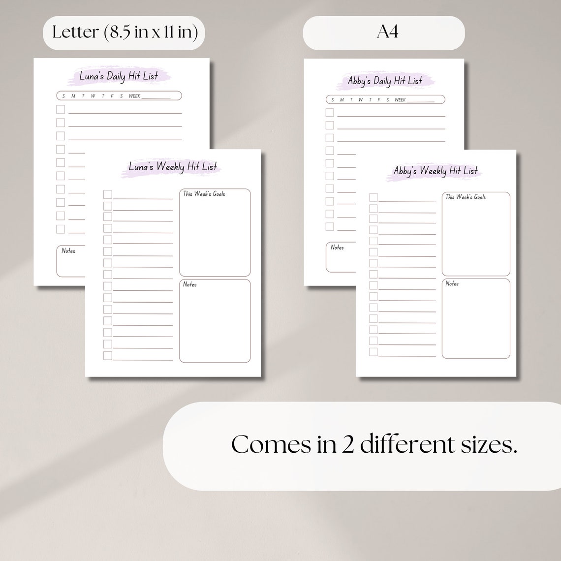 Custom Daily to Do List Printable Weekly Planner Digital Daily to Do ...