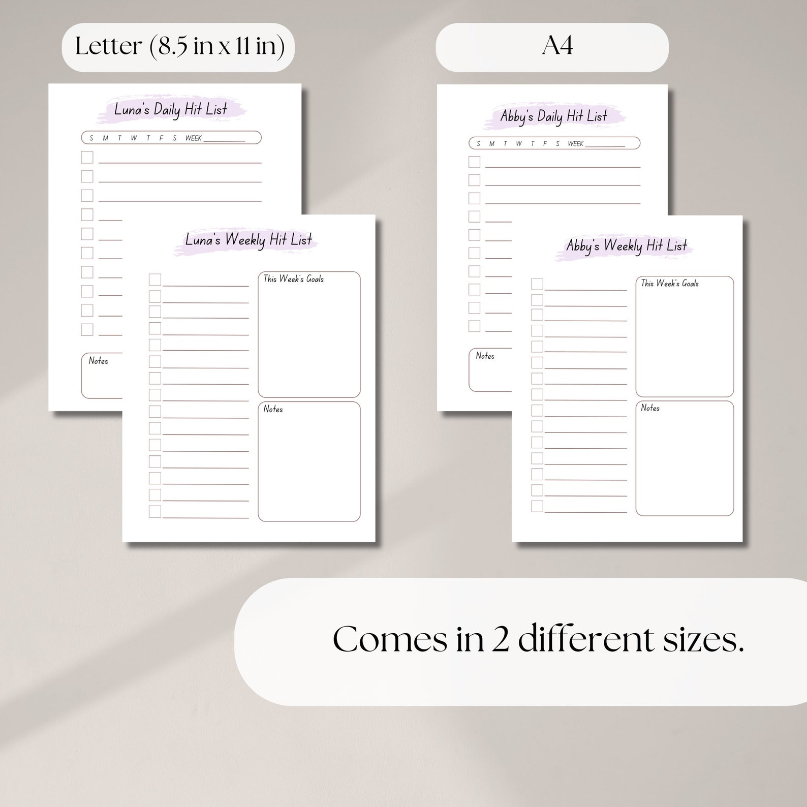 Custom Daily to Do List Printable Weekly Planner Digital Daily to Do ...