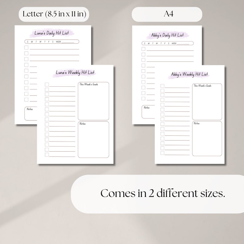 Custom Daily to Do List Printable Weekly Planner Digital Daily to Do ...