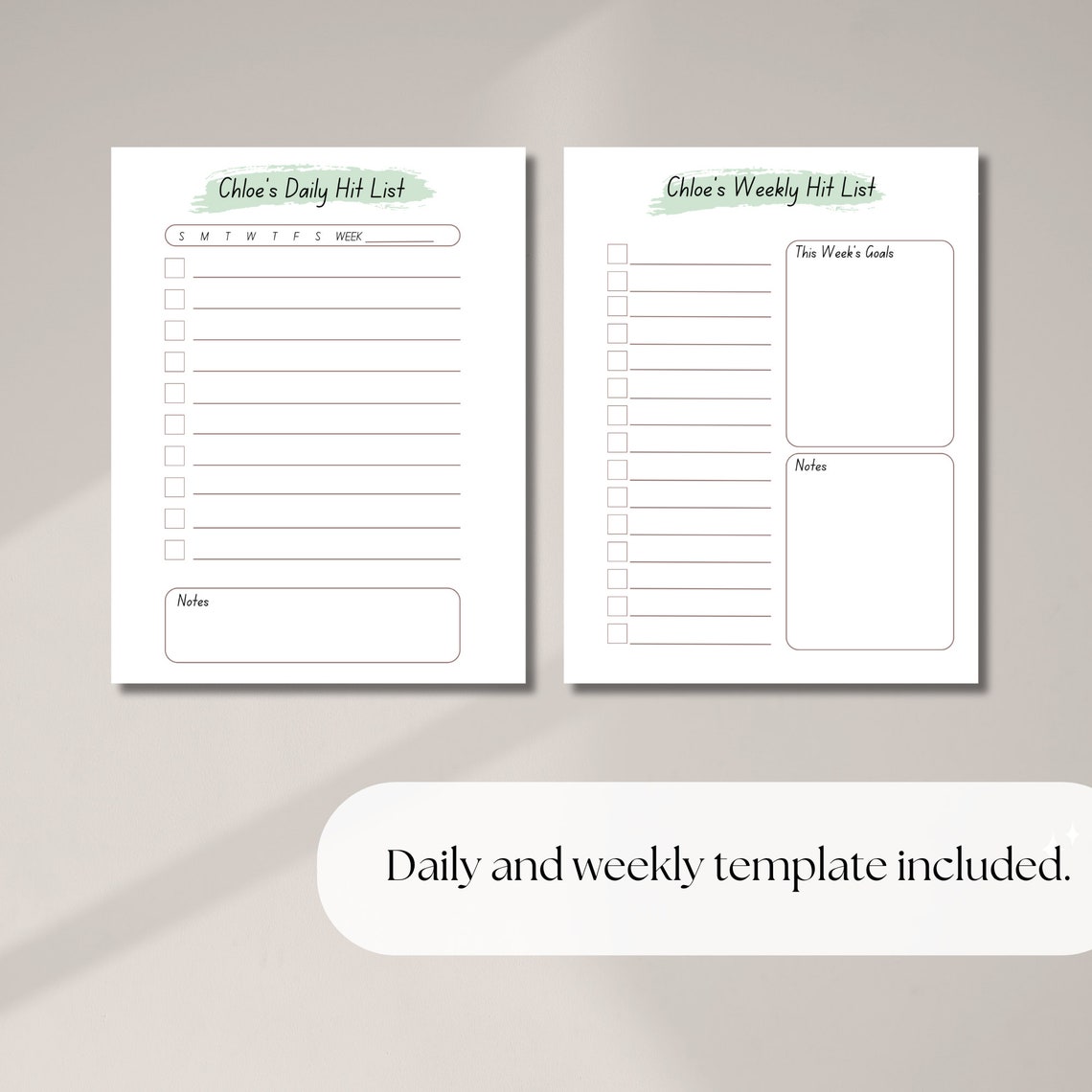 Custom Daily to Do List Printable Weekly Planner Digital Daily to Do ...