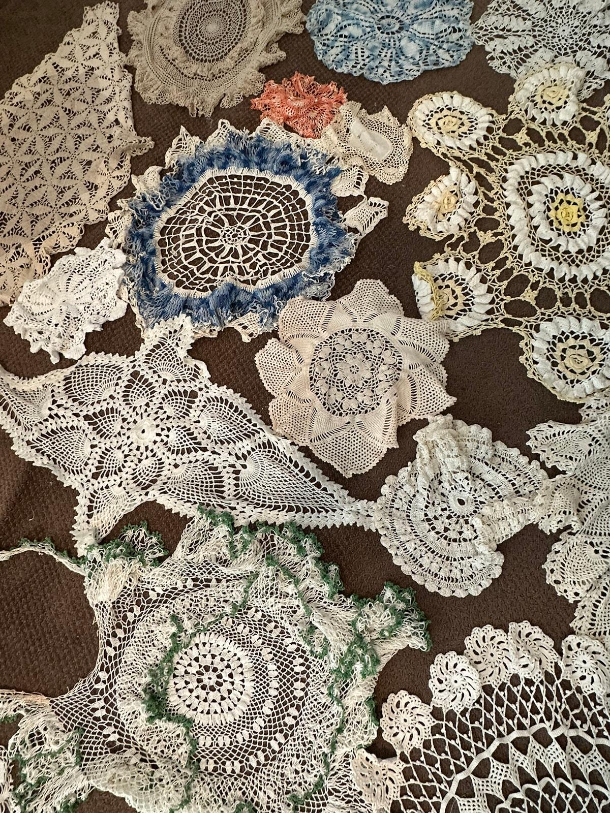 Vintage Crochet Doilies Lot of 21 Pieces. - Etsy