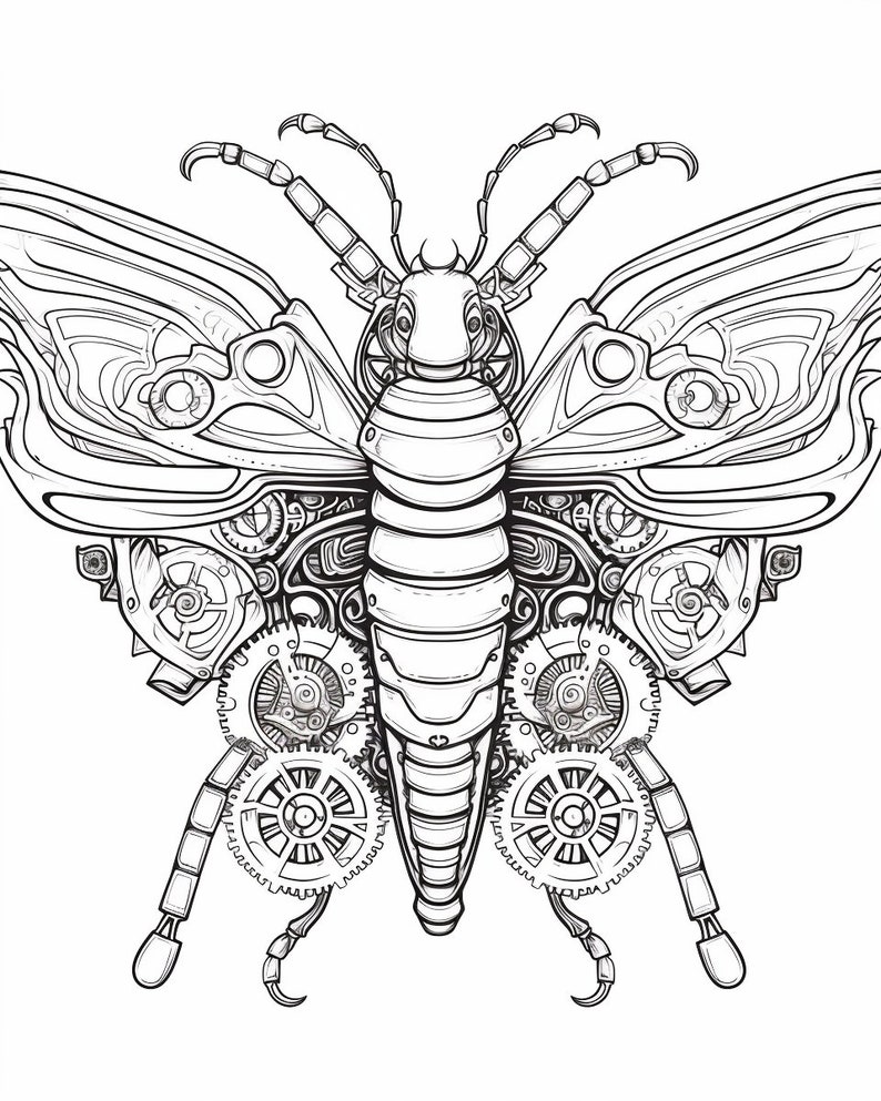 30 Steampunk Mandala Coloring Book Pages, Mandala Drawing, Mandala ...