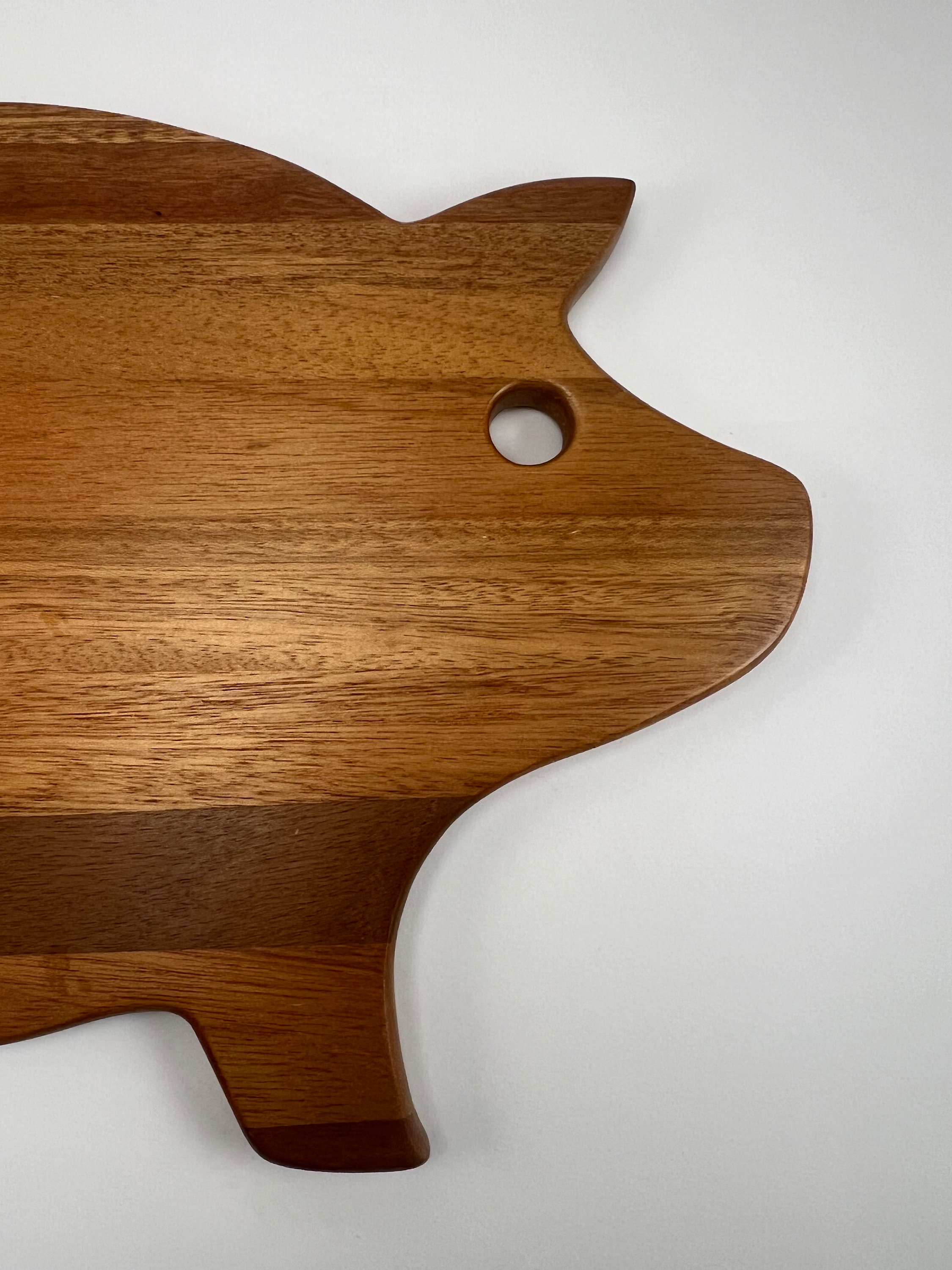 Wooden Pig Cutting Board, Charcuterie Board, Vintage Pig Board, Rustic ...