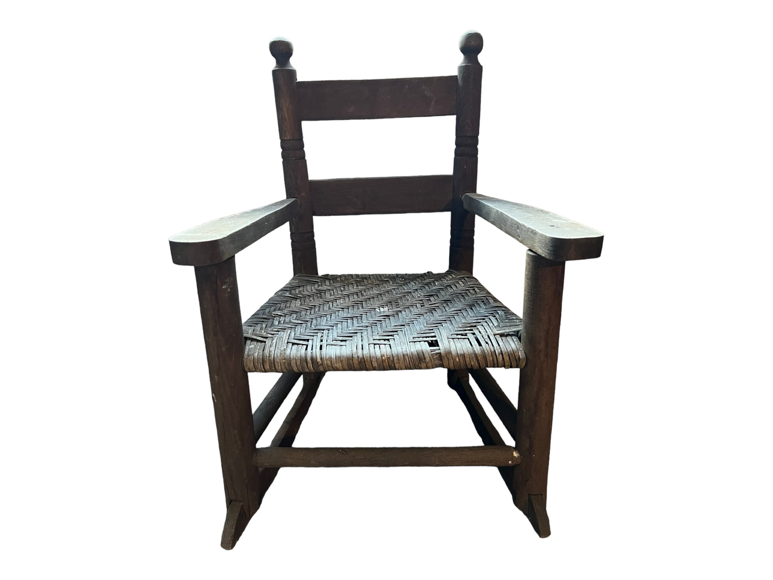Antique Child Size Wooden Rocker Chair, Wooden Child Rocking Chair ...